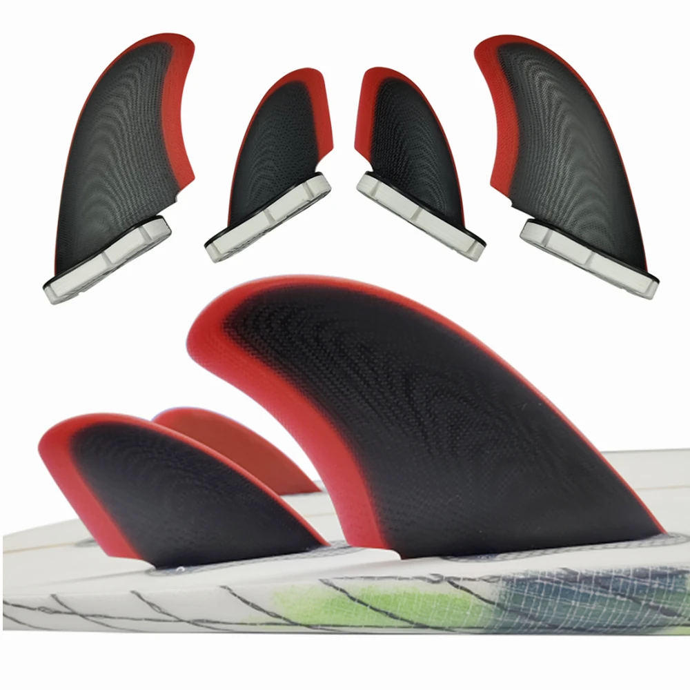 Aletas Dobles FCS Blancas Aleta De Surf Sin Tornillo Para Tabla De ...