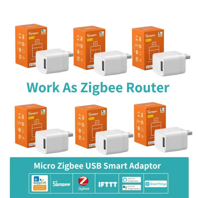 SONOFF ZBMicro Zigbee Router USB Smart Adaptor Support Fast Charging ...