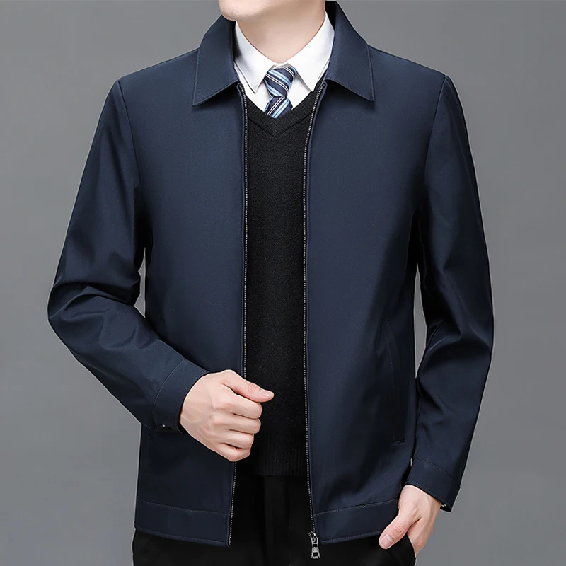 Casual-Solid-Blazers-for-Men-Turn-down-Collar-Luxury-Office-Dress ...