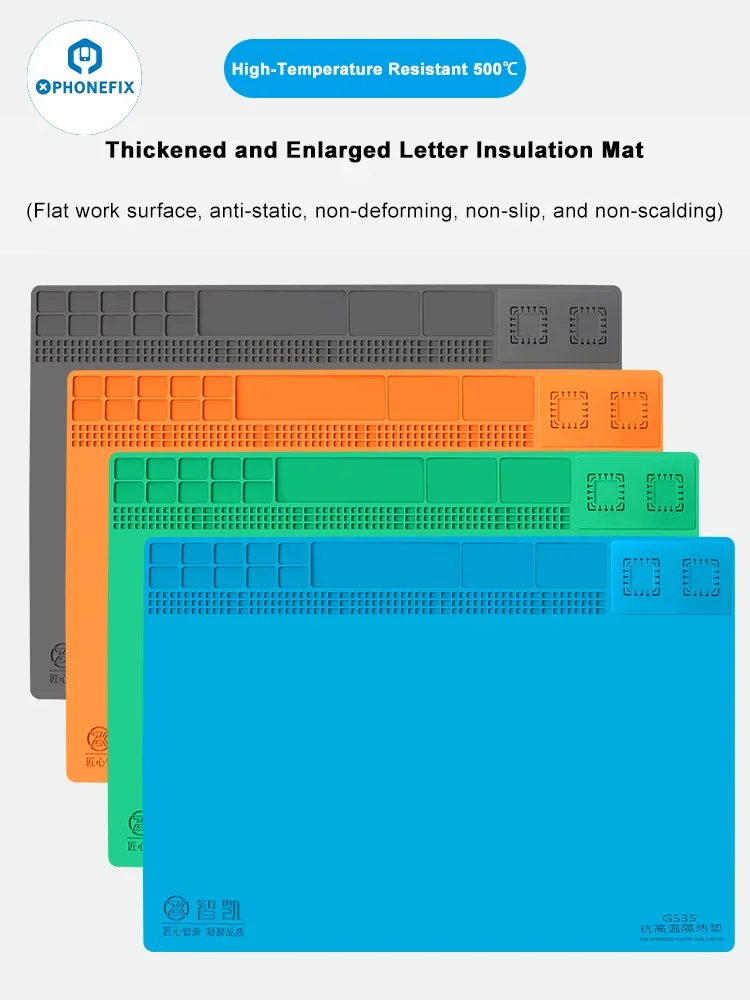 PHONEFIX-500X350mm-High-Temperature-Insulation-Pad-For-SMD-BGA-Welding ...