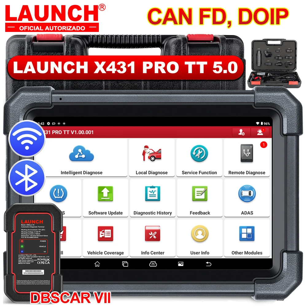 LAUNCH X431 PRO TT 8 pouces - Outil de diagnostic automobile français ...