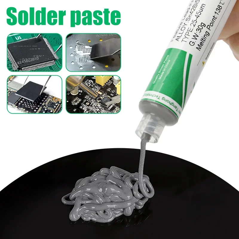 30-50g-138-183-Low-Temperature-Solder-Paste-Syringe-Flux-For-Soldering ...