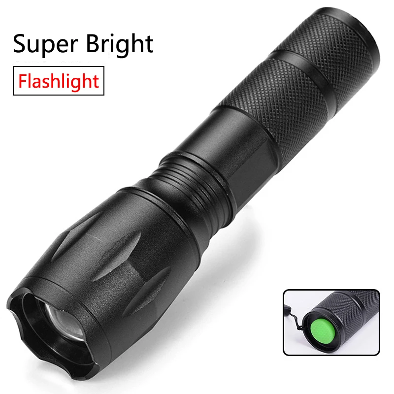 Outdoor-Camping-Hiking-Tactical-Flash-Light-Super-Bright-Powerful-T6 ...