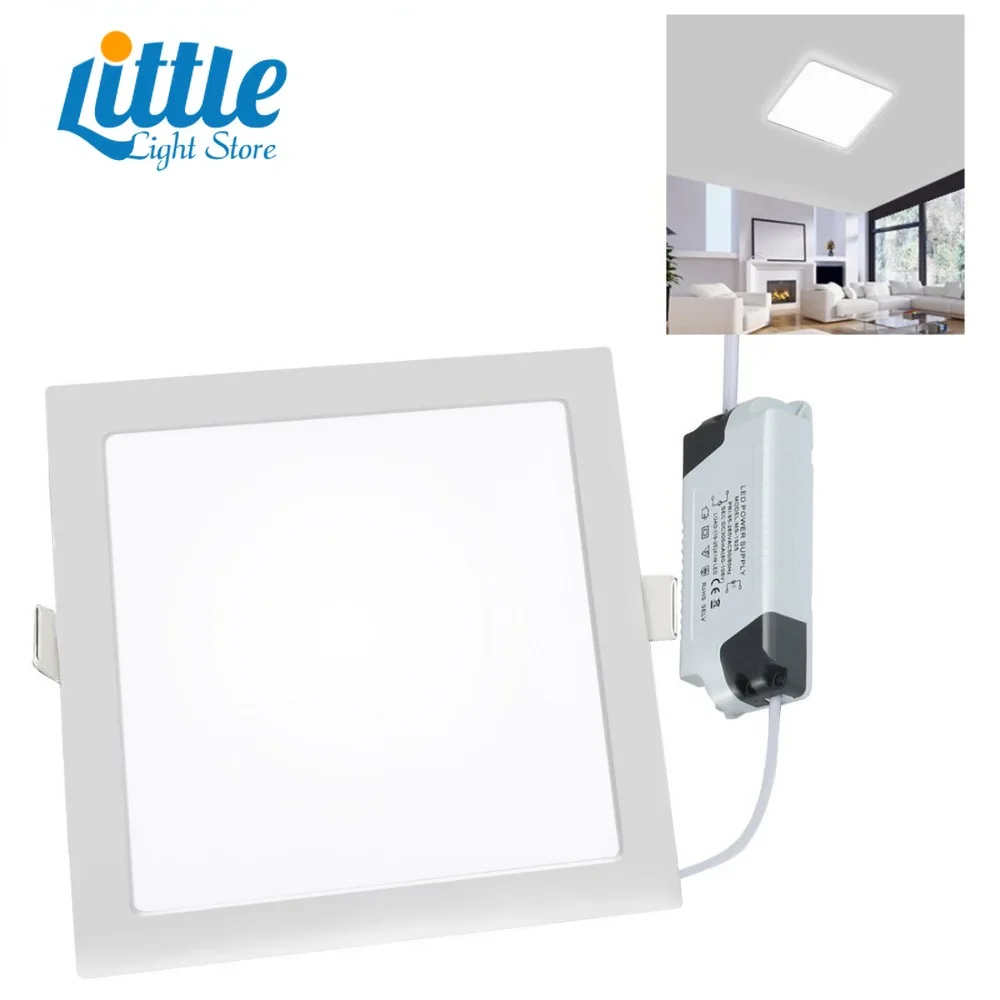 Recessed-Panel-Lamp-Round-Square-for-Home-Lighting-3W-LED-Fixture ...