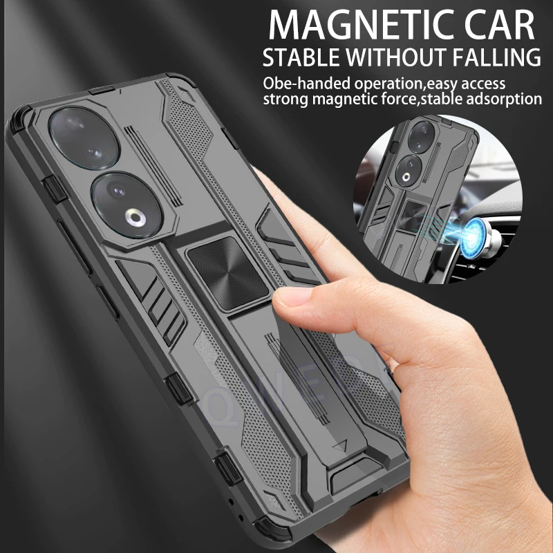 For Honor 90 5G Case Car Magnetic Holder Phone Case For Honor90 Honar ...