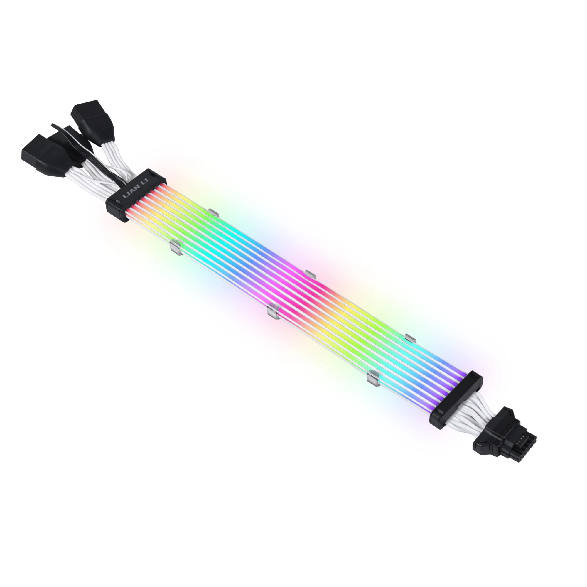 Lian-Li Addressable RGB Strimer Plus V2 12VHPWR (12+4pin to 3x8 pin, 8 ...