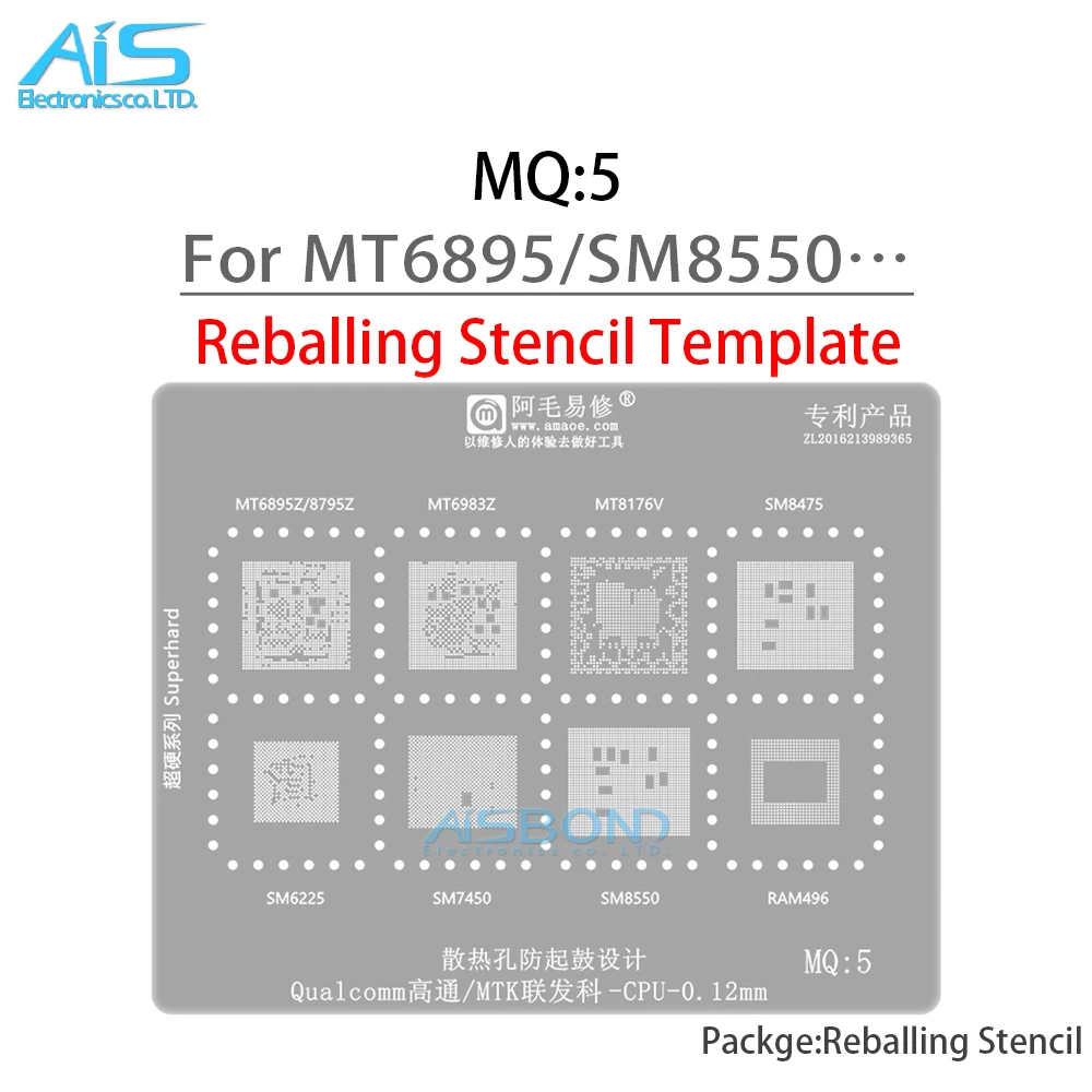 Amaoe-MQ5-Est-ncil-Reballing-BGA-MT6859Z-MT6983Z-MT8176V-SM8475-SM6225 ...