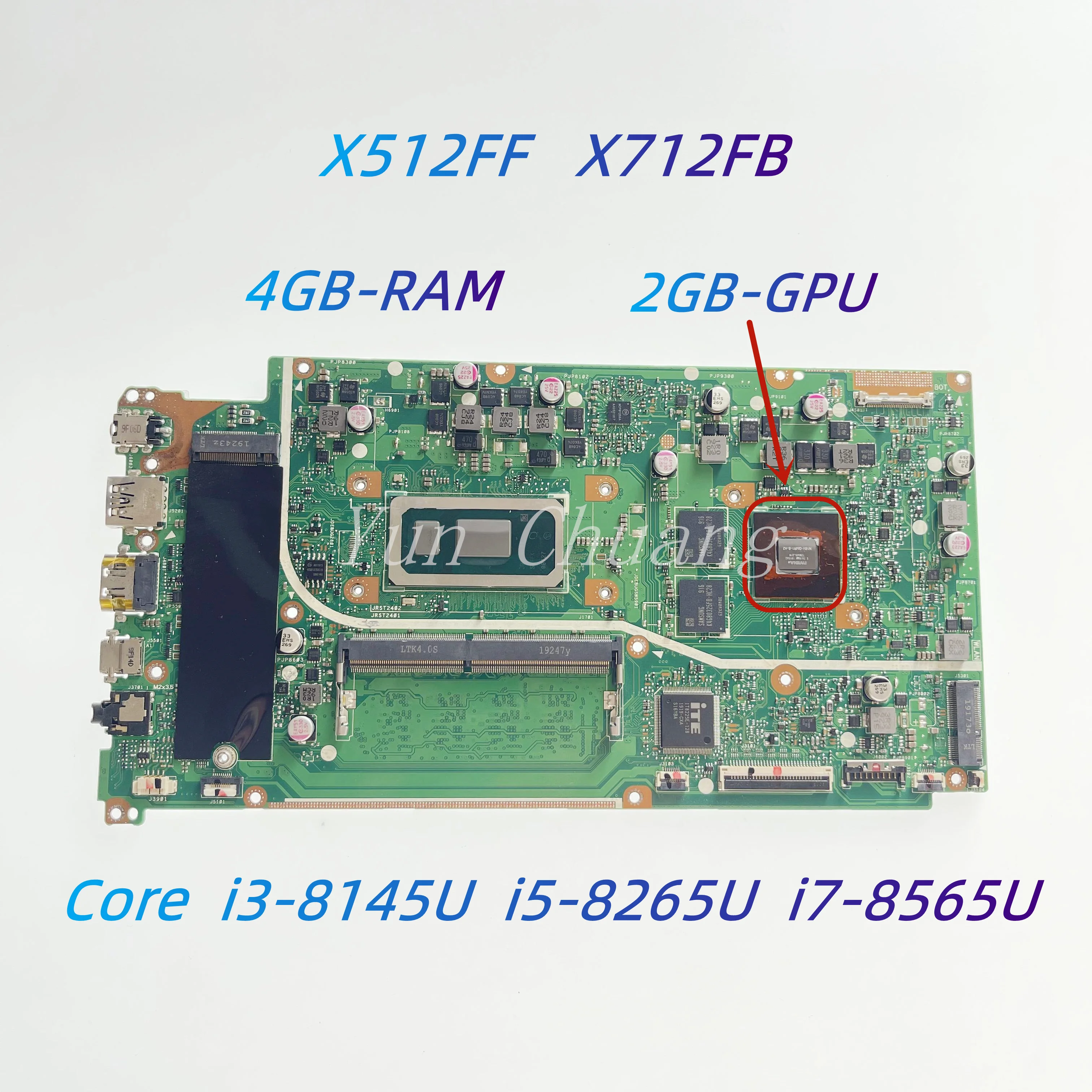 X512FF-Mainboard-For-Asus-X512FL-X512FLC-X512FB-X512FJ-X712FF-X712FL ...
