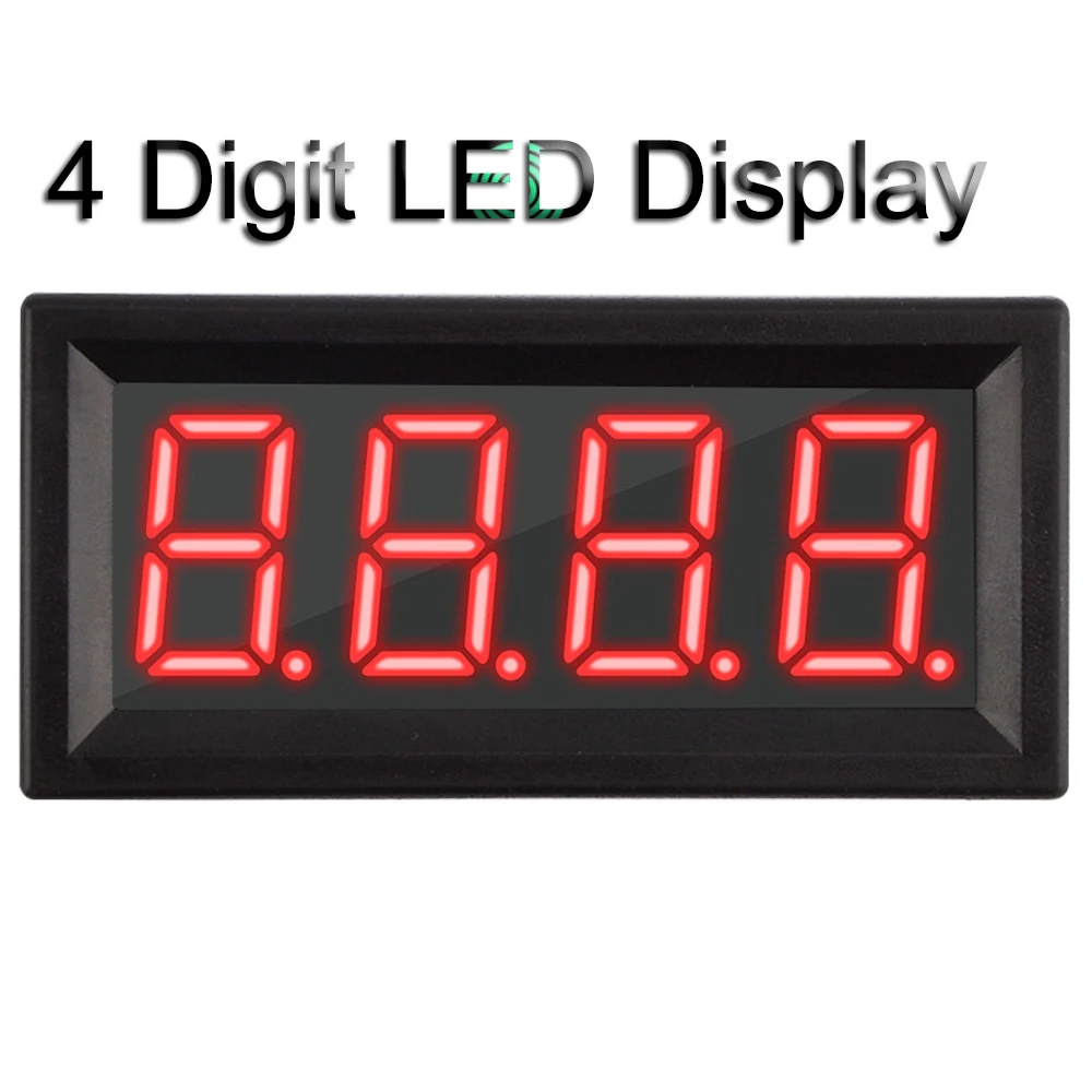 4 Digit 7 Segment LED Display Module RS485 0.56 LED Display ASCII ...