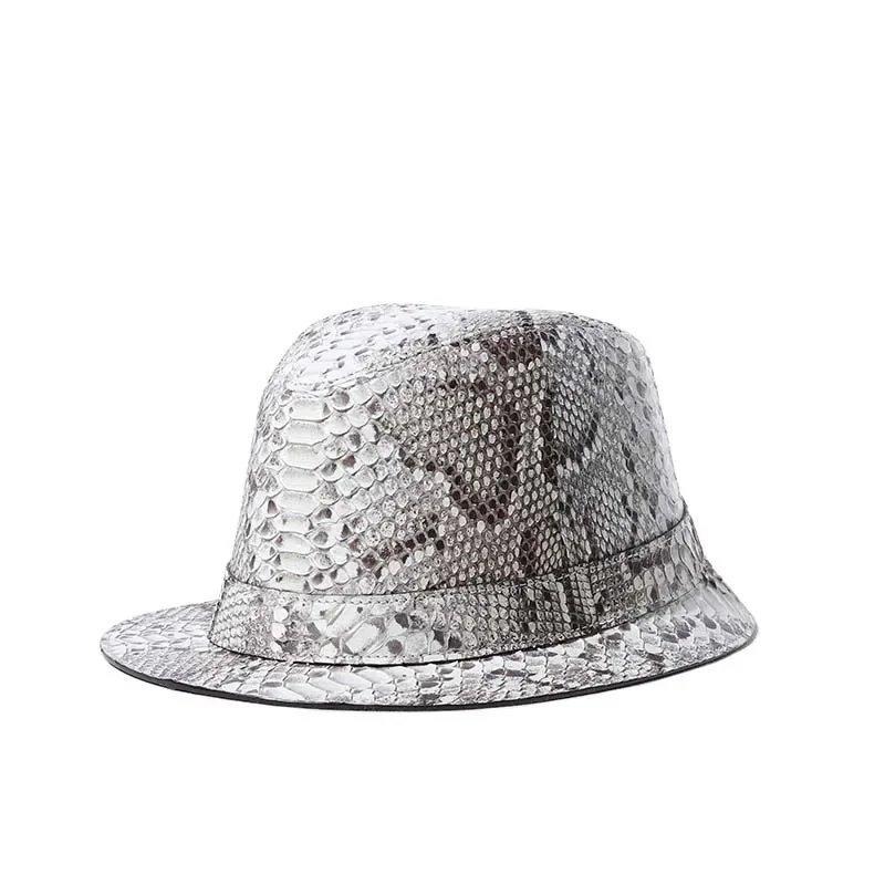 afanzhe new arrival men male snake skin men python leather hat ...