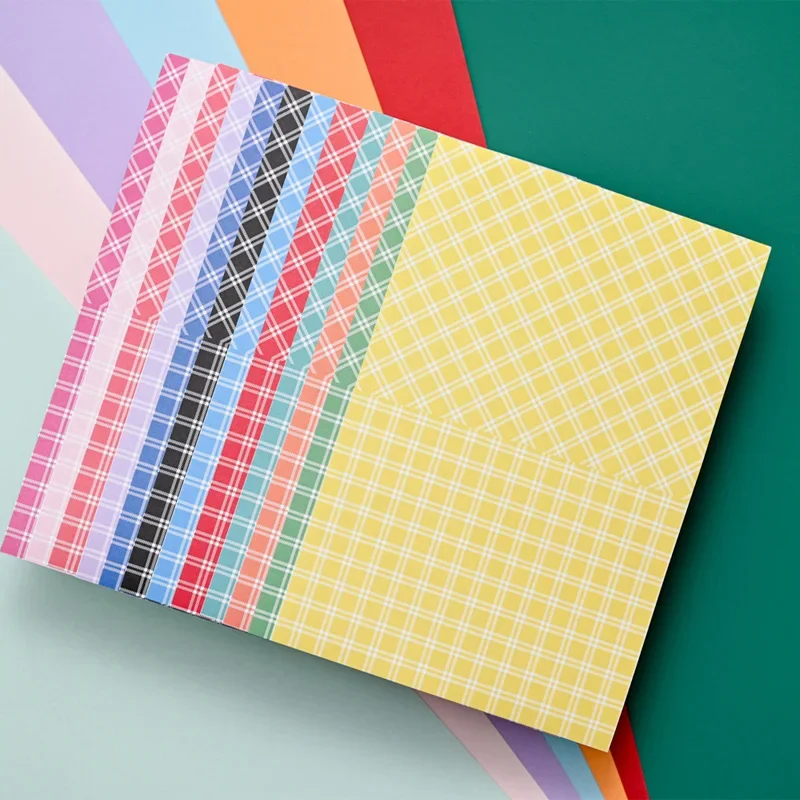 12-Sheet-Candy-Color-Scrapbook-Paper-Pad-Single-Sided-Dot-Grid-Craft ...