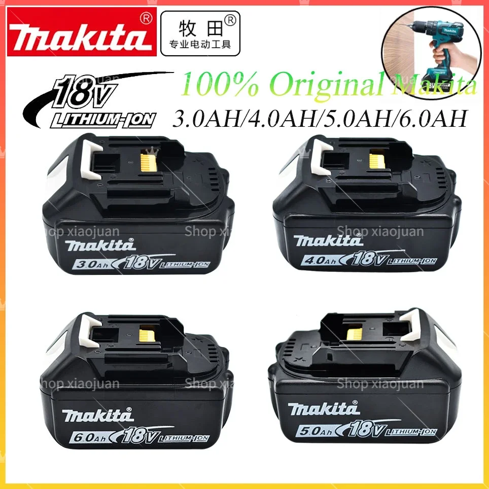 100-Original-18V-Makita-3-0-4-0-5-0-6-0Ah-Rechargeable-Power-Tool ...