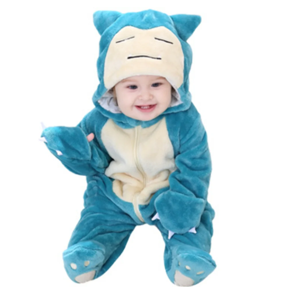 0-3age-Pokemon-Sleepwear-Onesie-Snorlax-Baby-Kawaii-Pajamas-Clothing-Newborn-Infant-Rompers ...