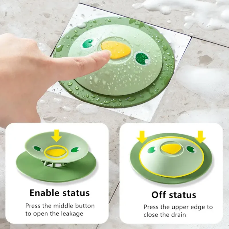 1pcFloor drain deodorant plugging device insect repellent cover toilet ...