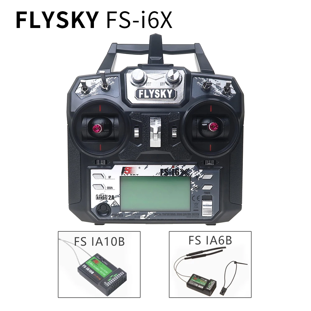 FLYSKY-FS-i6X-FS-i6X-10CH-2-4GHz-AFHDS-2A-RC-Transmitter-With-X6B-iA6B ...