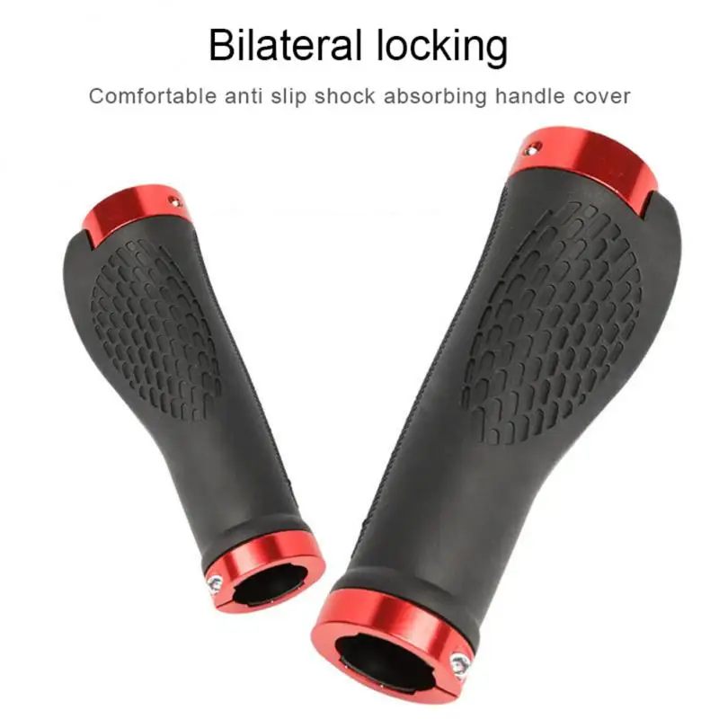 Rubber-Anti-slip-Outdoor-Bicycle-Handles-Mtb-Mountain-Bicycle-Grips ...