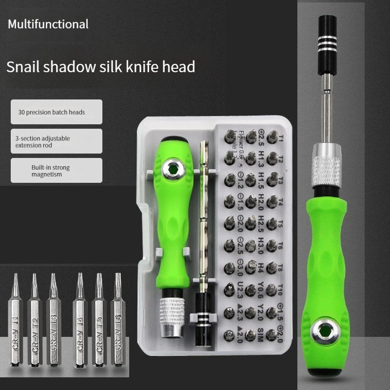 Mini Magnetic Screwdriver Bits Kit | Tool Repair 32 1 Screwdriver Set ...