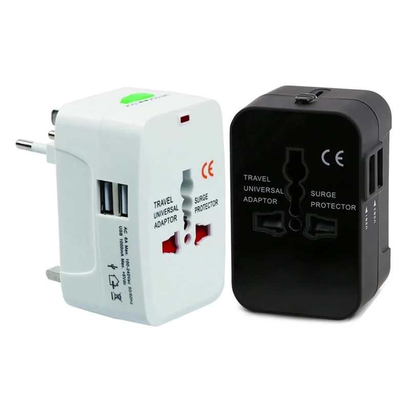 USBO CE Multifuntion 5V 1A Universal Travel Adapter Plug USB AC Charger ...