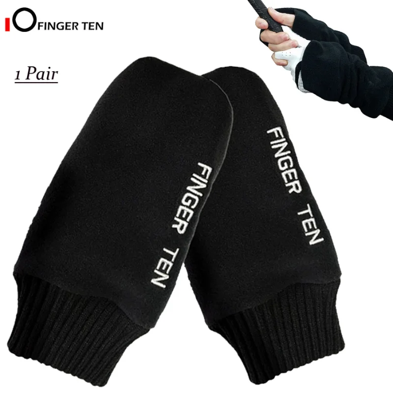 Soft Comfortable Pull Up Winter Golf Gloves Men Mitts Mitten Warm ...