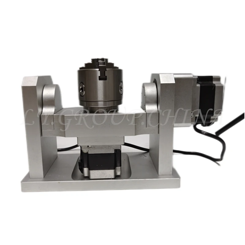 CNC Rotary 4th 5th Axis Dividing Head Reduction Ratio 10:1 Harmonic ...
