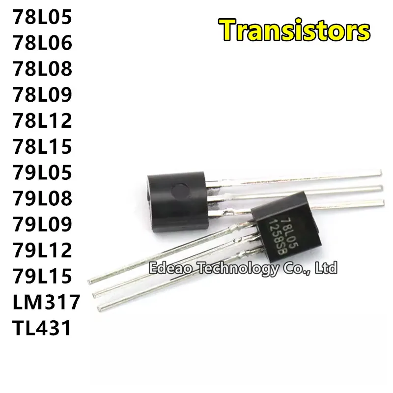 50PCS-LOt-TO-92-78L05-78L06-78L08-78L09-78L12-78L15-79L05-79L08-79L09 ...