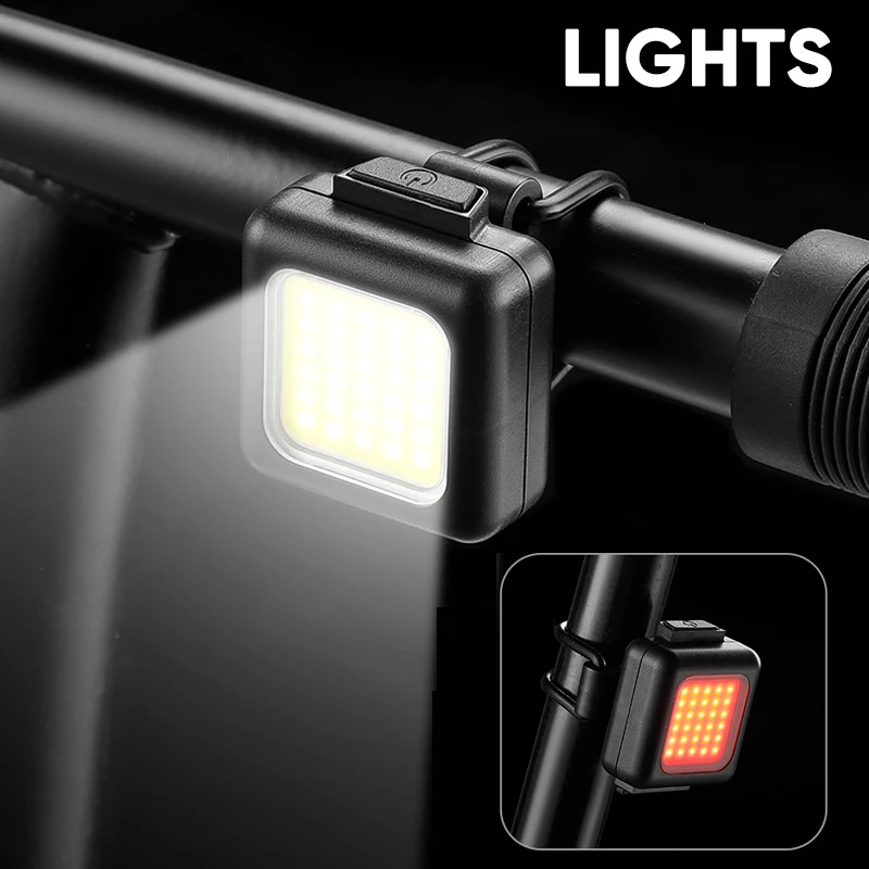 Recarreg-vel-Bike-Lights-Set-Mini-bicicleta-l-mpada-frente-e-traseira ...