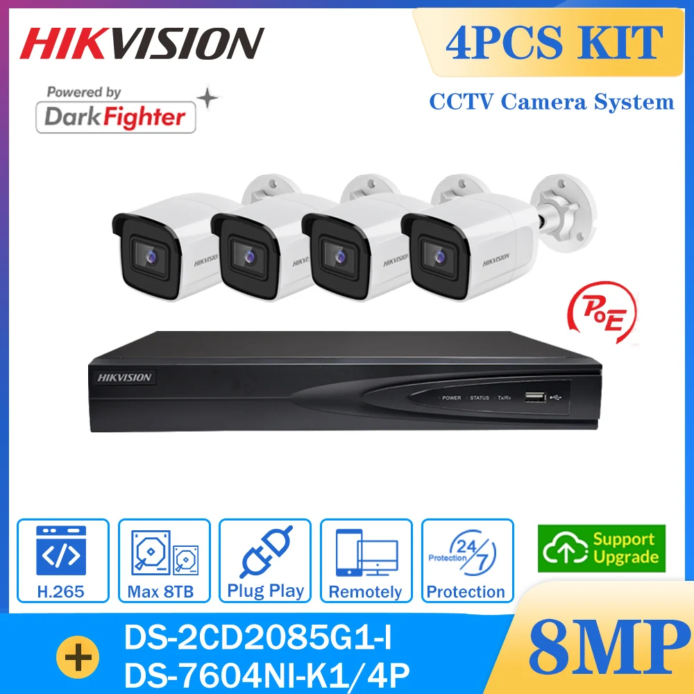Hikvision-8MP-CCTV-Security-Camera-System-with-4CH-NVR-Kit-4K ...