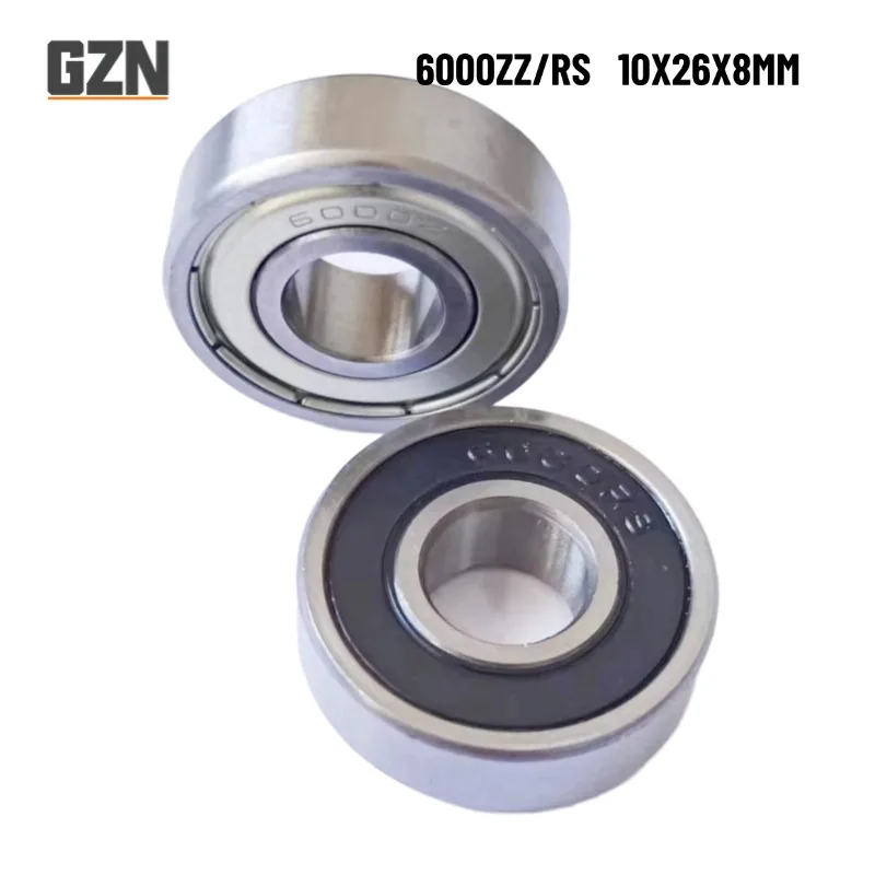 1PCS-6000ZZ-RS-10X26X8MM-6001ZZ-2RS-12X28X8MM-Deep-Groove-Ball-Bearings ...