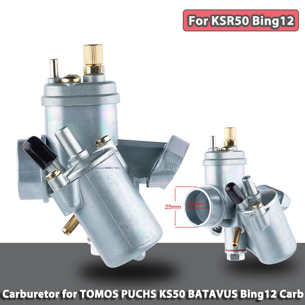 Motorcycle Carburetor Carburador for TOMOS PUCHS KS50 BATAVUS 12mm Carb ...