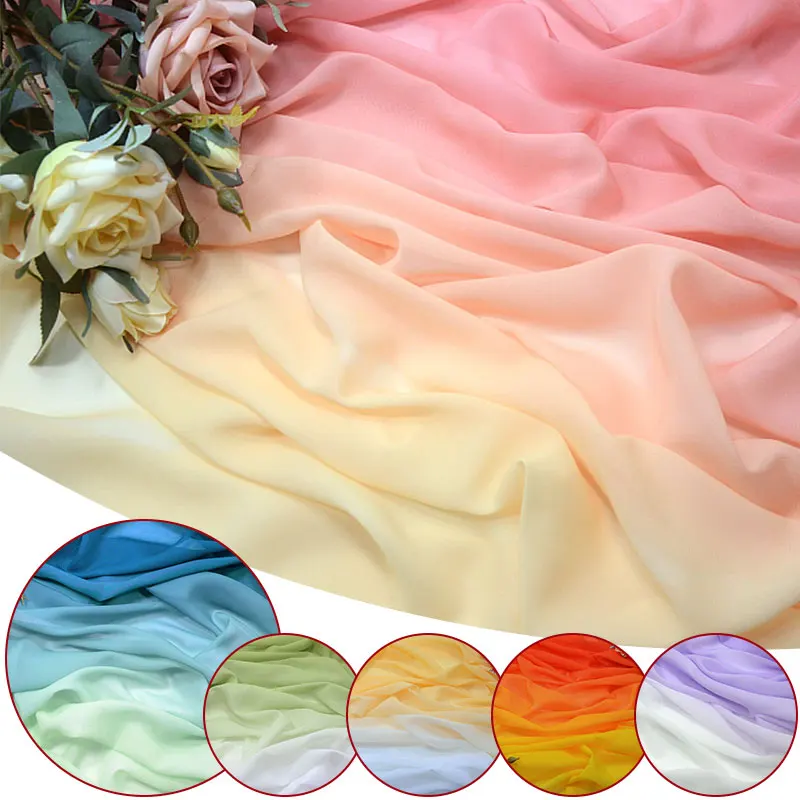 100D-Chiffon-Fabric-Gradient-Color-Organza-Tulle-Fabric-For-Diy-Ancient ...