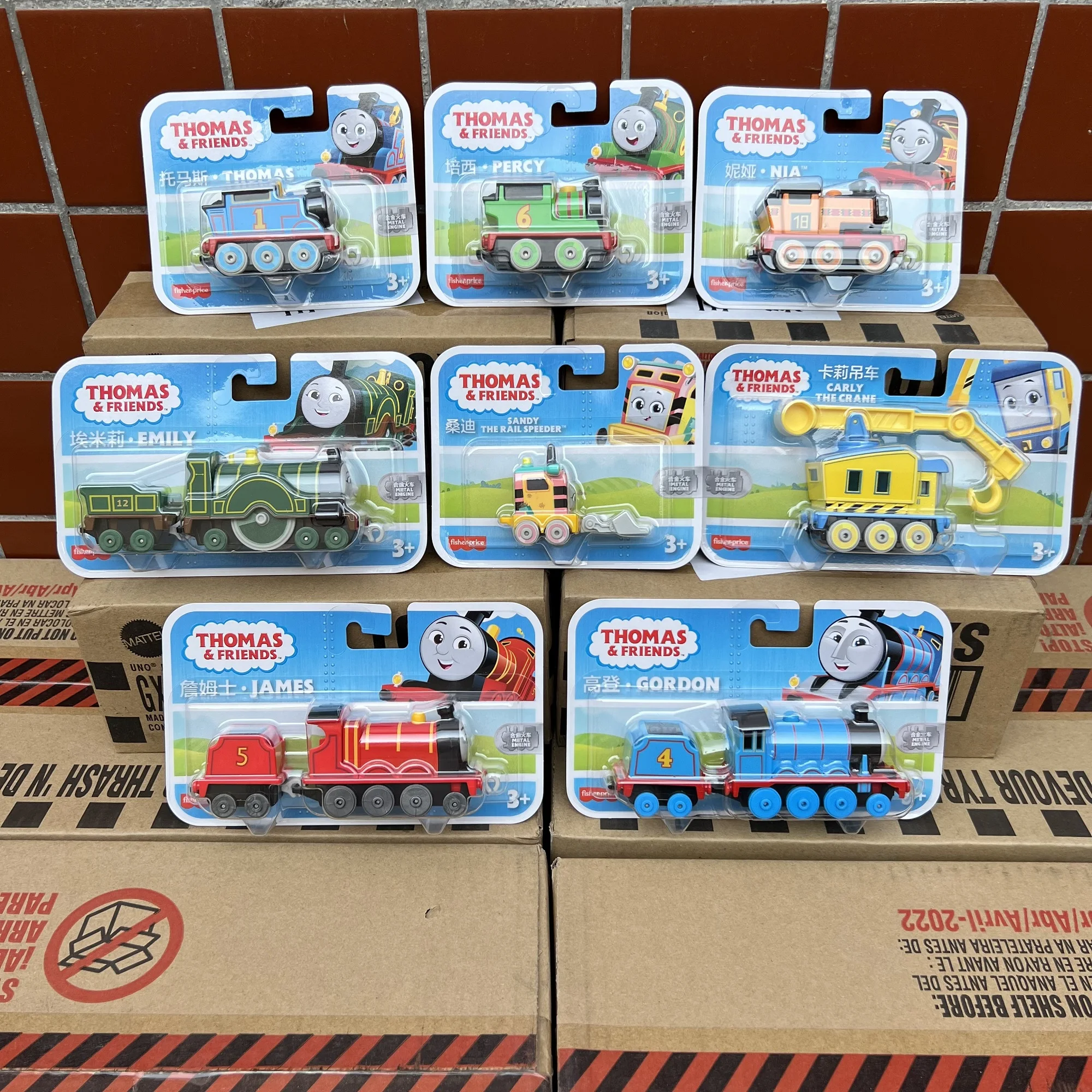 Thomas-Amigos-Diecast-Metal-Motor-Toy-Trem-Percy-Nia-Sandy-Gordon-James ...