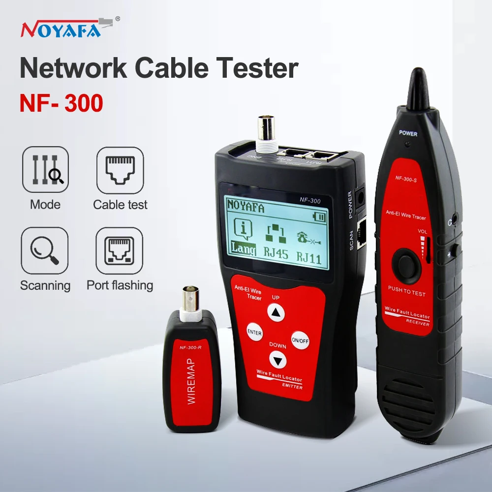 Noyafa-NF-300-Network-Coax-Cable-Tester-Anti-Interference-Wire-Locator ...