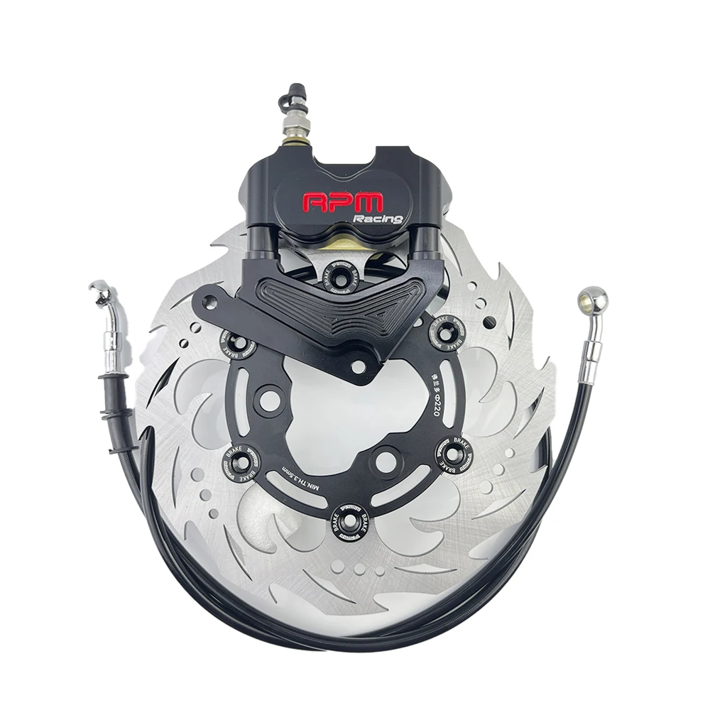 Motorcycle set 1 RPM brake caliper with 220mm brake disc and bracket ...