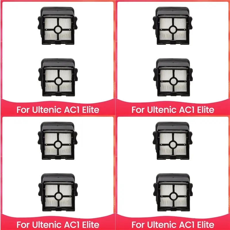 B82B-8PCS For Ultenic AC1 Elite Vacuum Cleaner HEPA Filter Replacement ...
