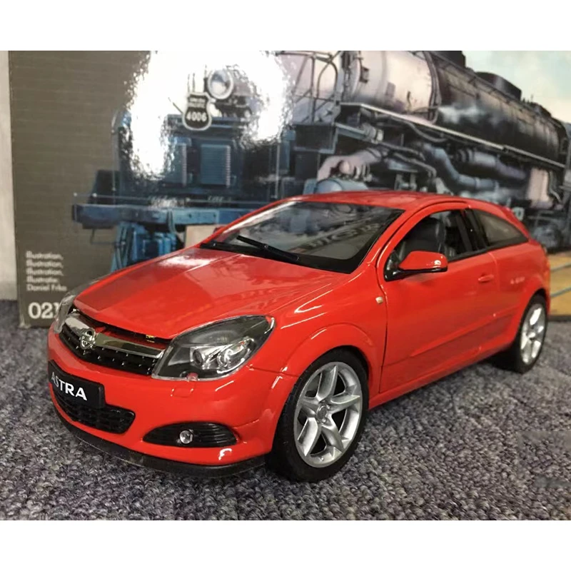 Welly raro vermelho 1:18 escala opel astra liga carro estático ...