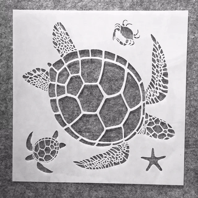 Turtle Stencil