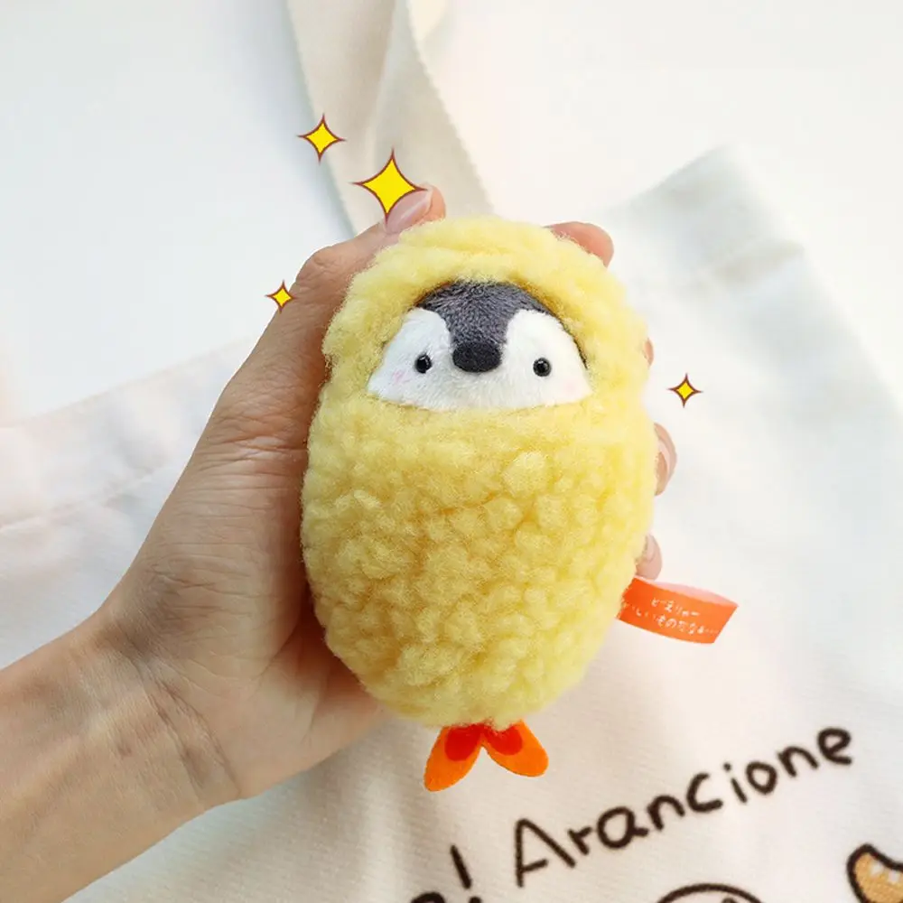 Plush-Japanese-Doll-Fried-Shrimp-Korean-Penguin-Keyrings-Soft-Stuffed ...