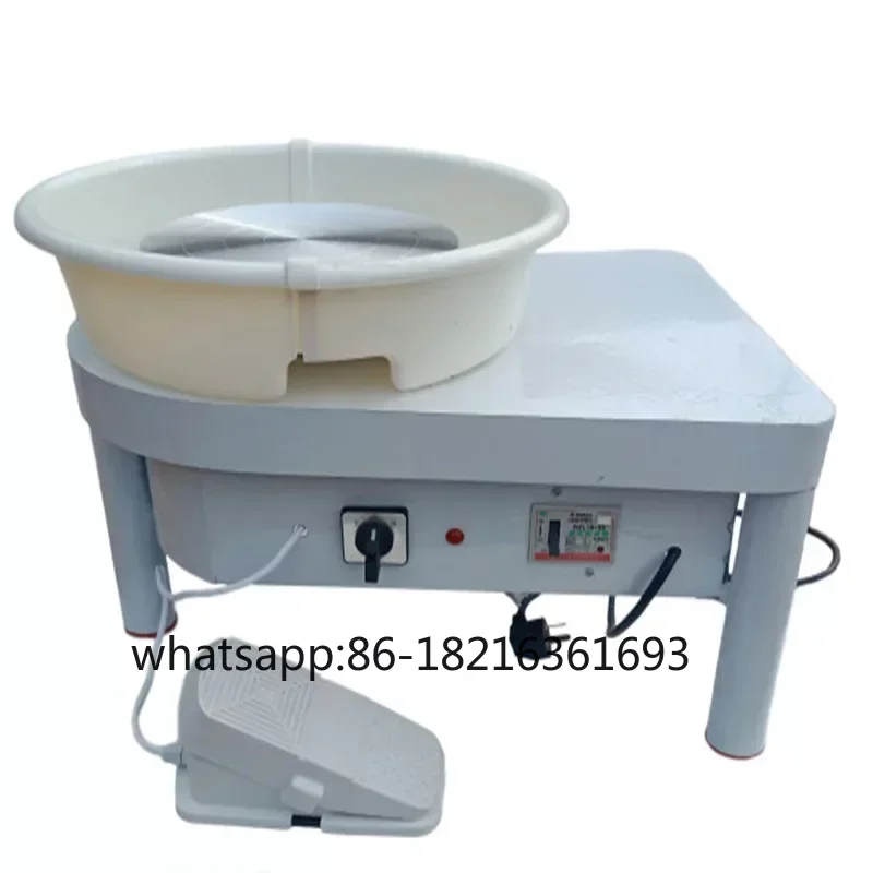 25cm-350W-Electric-Wheel-Pottery-Lathes-Machine-With-Foot-Pedal ...