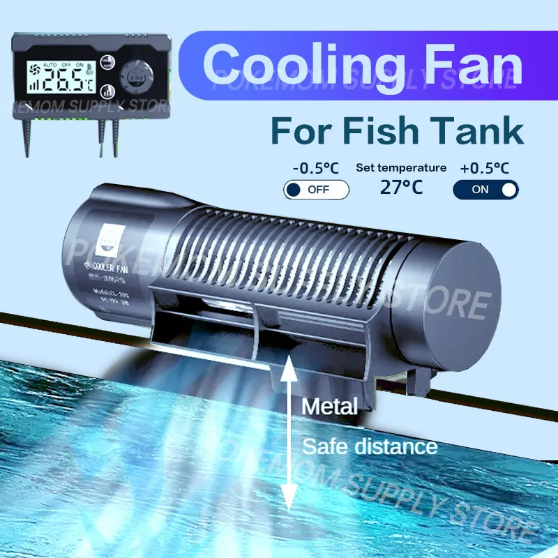 Aquarium-Fish-Tank-Cooling-Fan-Seawater-Universal-Chiller-Automatic ...