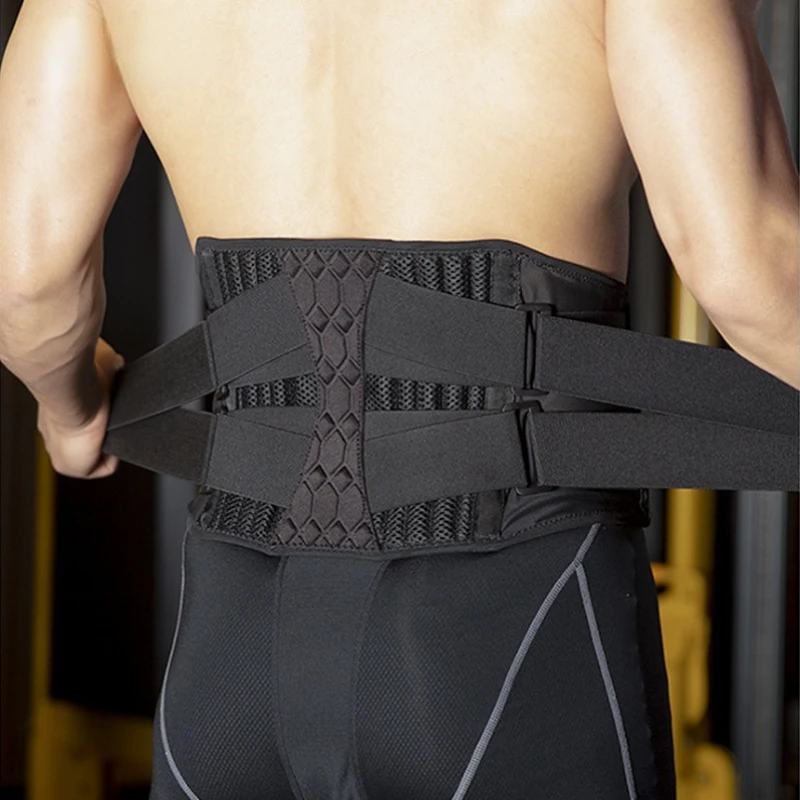Sports Waist Support Belt Strong Lower Back Brace Support Corset Belt ...
