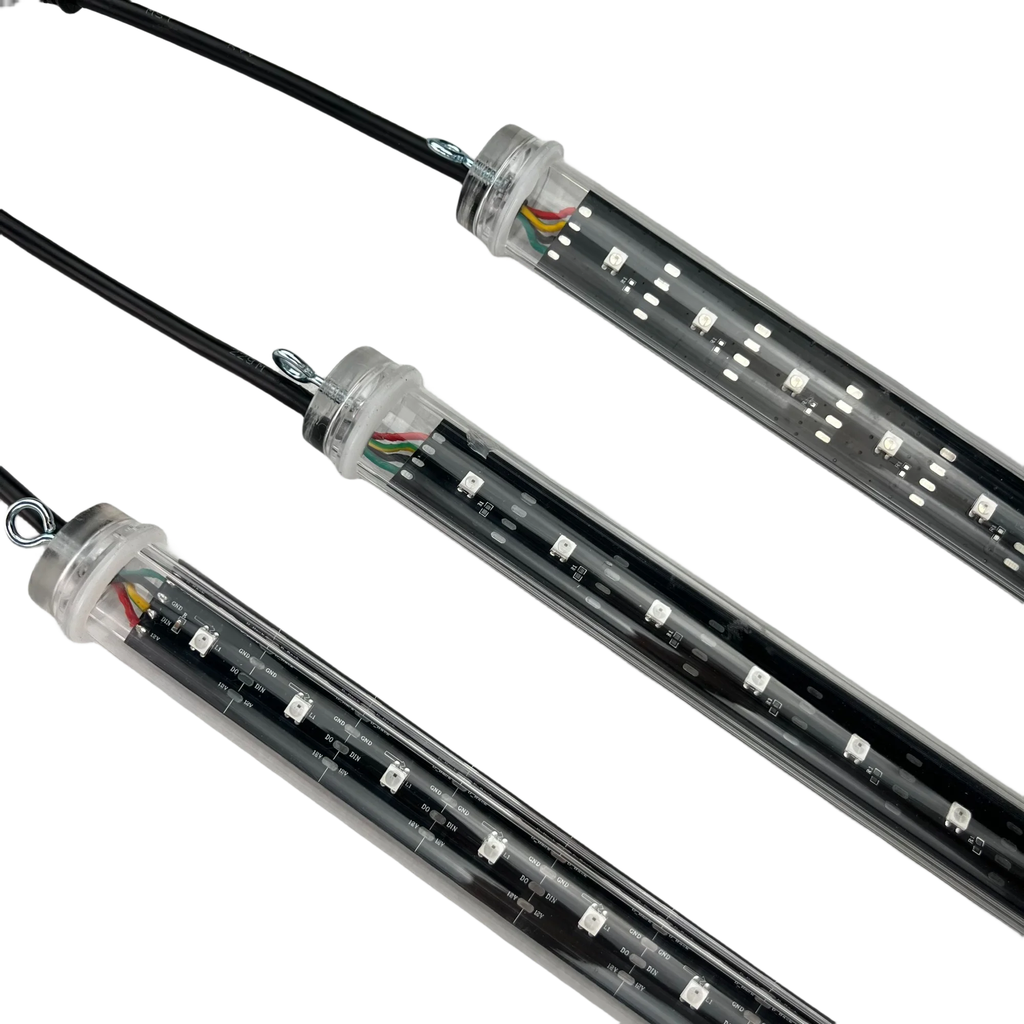 30mm-DC12V-Addressable-1-5M-Long-3D-SK6812-RGB-Meteor-Tube-Light ...