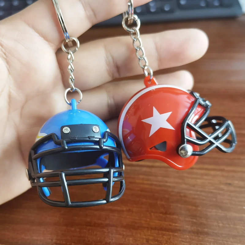 Rugby-Helmet-Keychain-Sport-Gift-American-Football-Mini-Helmet-Super ...
