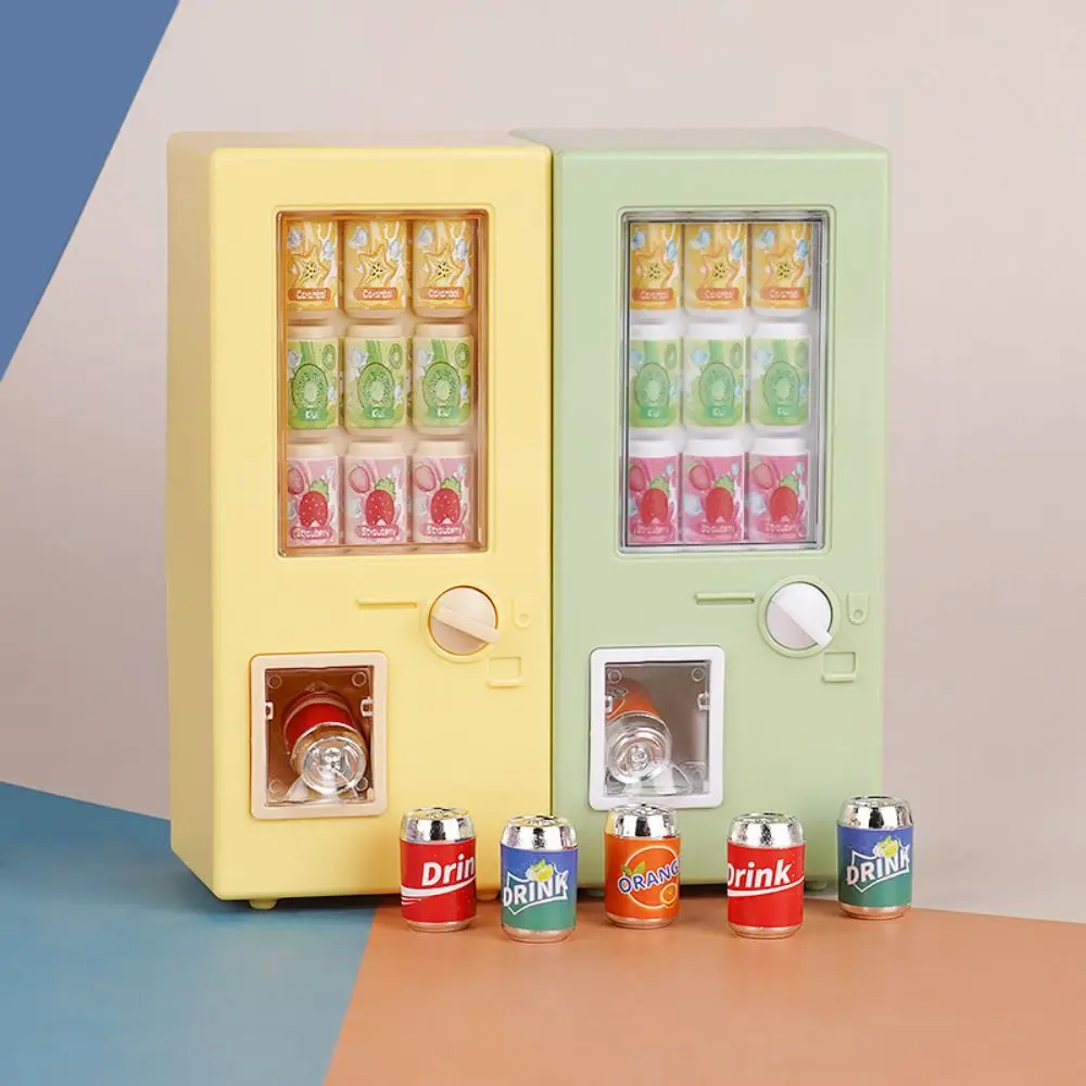 1/12 Mini Beverage Machine Supermarket Can Drink Vending Machine Play ...
