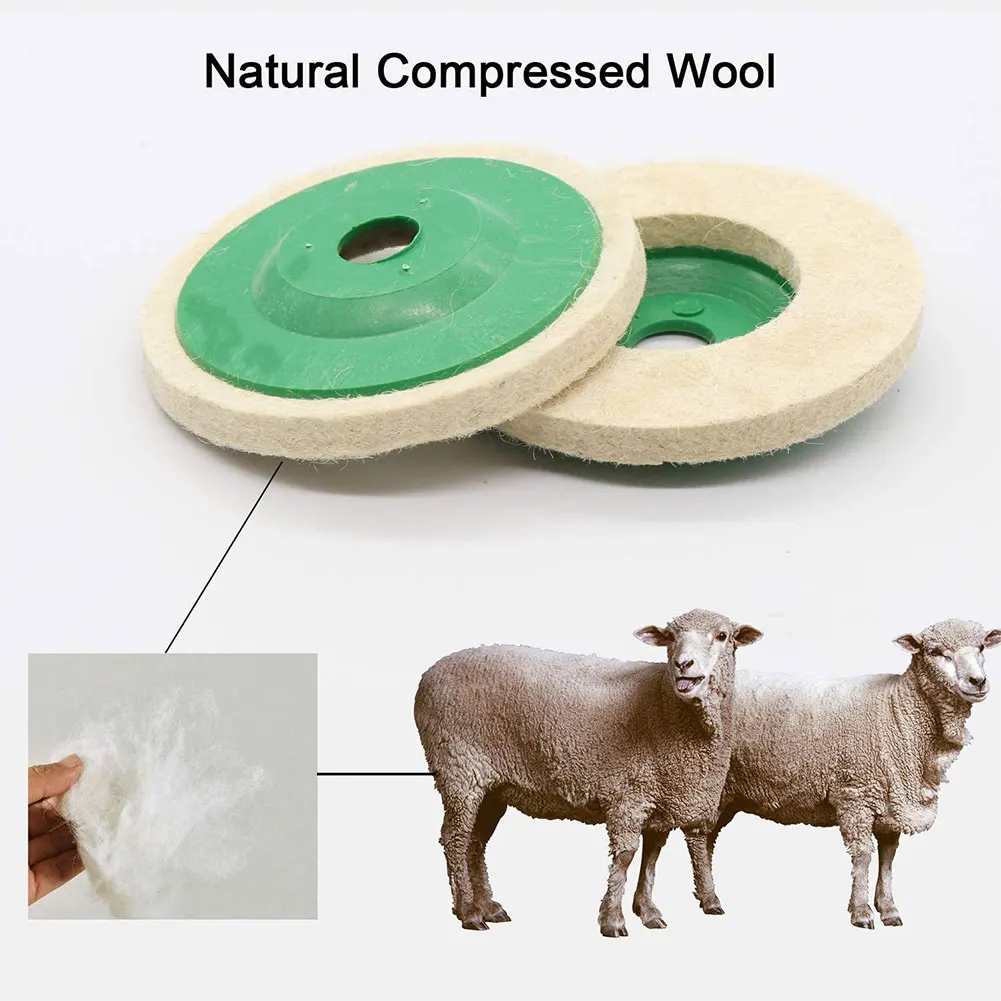 5-Pcs-Wool-Felt-Polishing-Pad-Disc-Wear-Resistant-4-Inch-Polishing ...