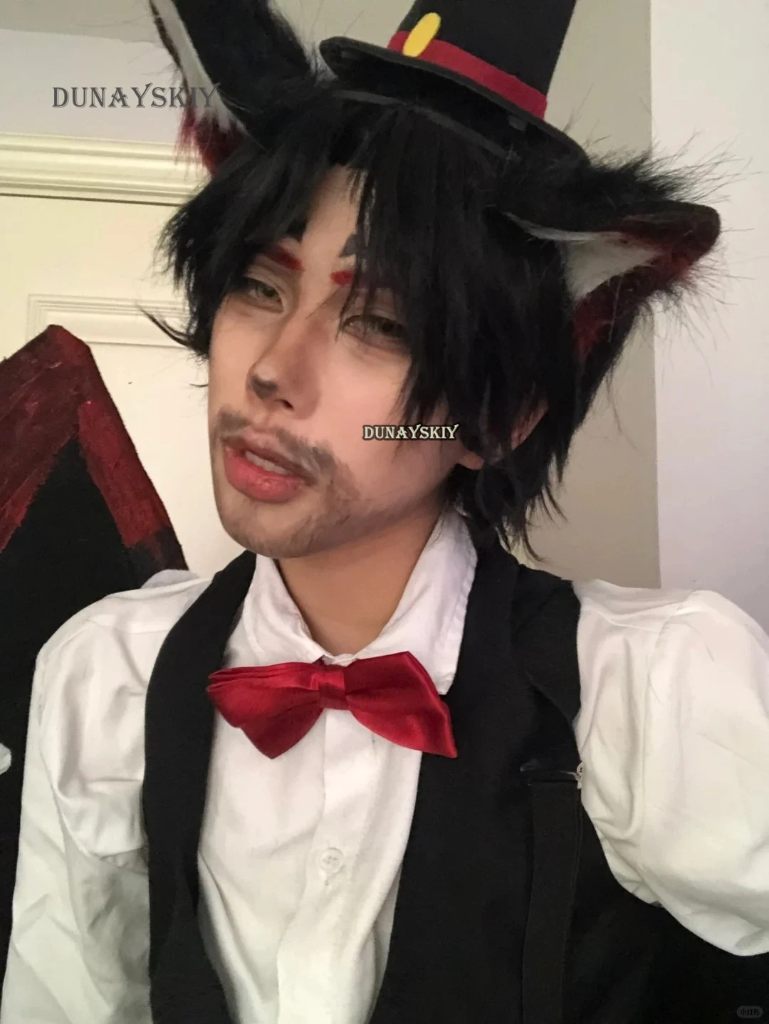 Anime-Husk-Cosplay-Costume-Wig-Gloves-And-Claw-Assembled-Hazbin-Cosplay ...