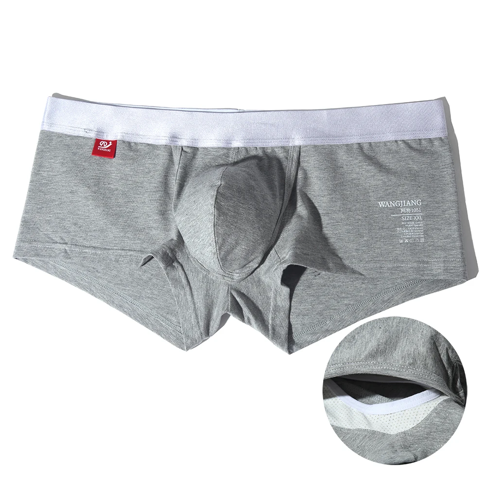 Open-Front-Underwear-Men-Coton-Boxer-Shorts-Hommes-Culotte-Respirante ...