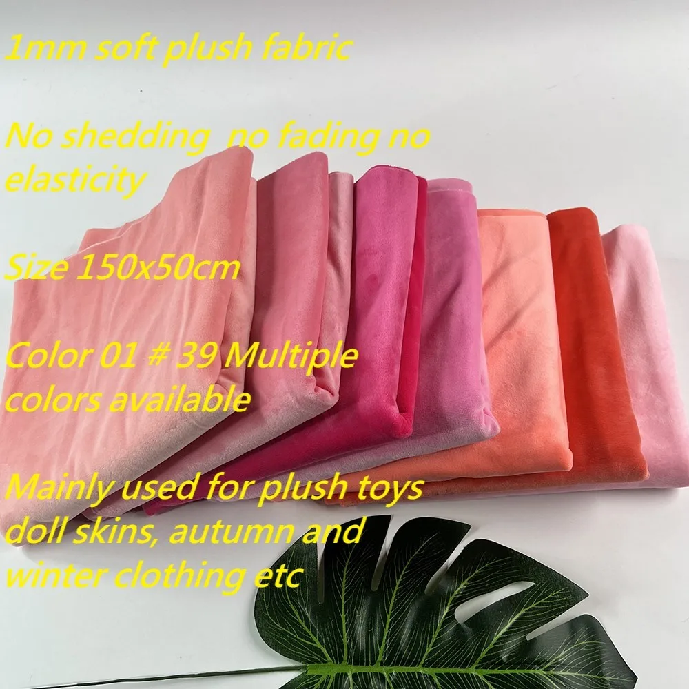 ZYFMPTEX-2024-New-1mm-Short-Plush-Fabric-150x50cm-Artificial-Fur ...