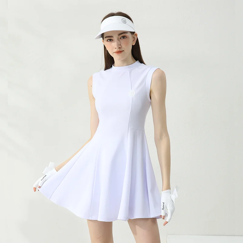 Golfist Golf Women Dress Sleeveless Tennis Dress T-shirt Dress High-end ...