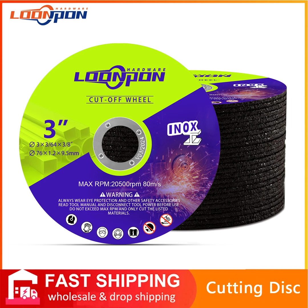 3inch Metal Cutting Disc Resin Cutting Grinding Wheel Stainless Steel ...