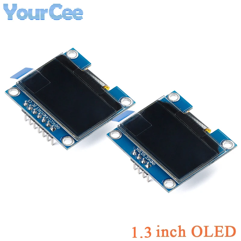 1.3" Oled Module 1.3 Inch Lcd Screen Display Module White Blue 128x64 ...